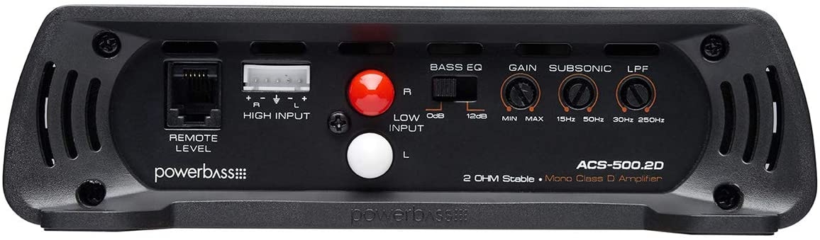 Powerbass ACS-500.2D 500W 1-Channel Compact Amplifier 823871008353 | eBay