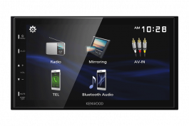 Kenwood DMX129BT Monitor w/ Receiver 6.8" Digital Multimedia Receiver ...