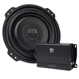 MB Quart MBQJL-SUBR-1 10" Subwoofer & Monoblock Amplifier 400W for ...
